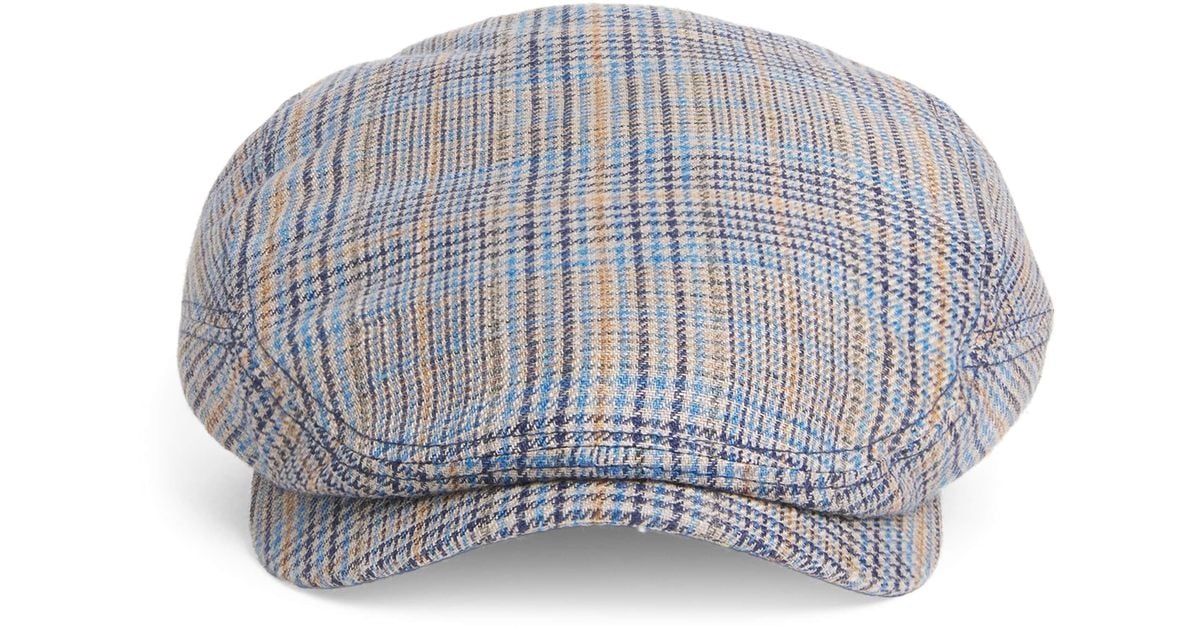 Stetson Linen Driver Cap in Gray for Men | Lyst