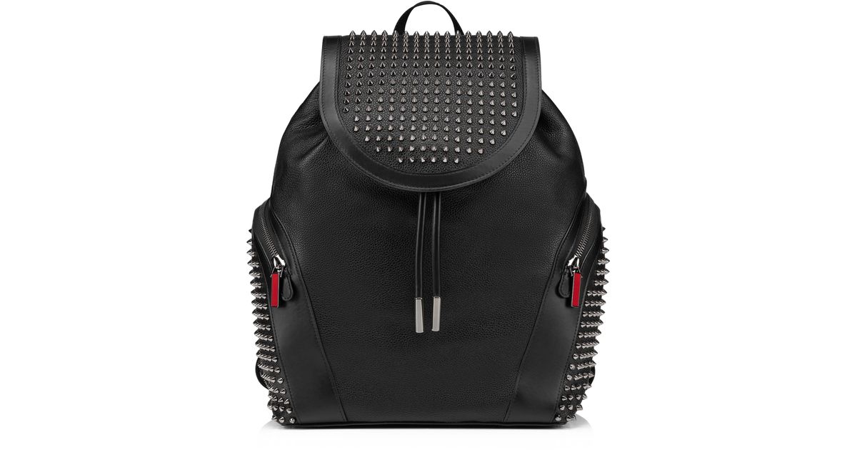 Christian Louboutin Funky Leather Backpack in Black for Men | Lyst