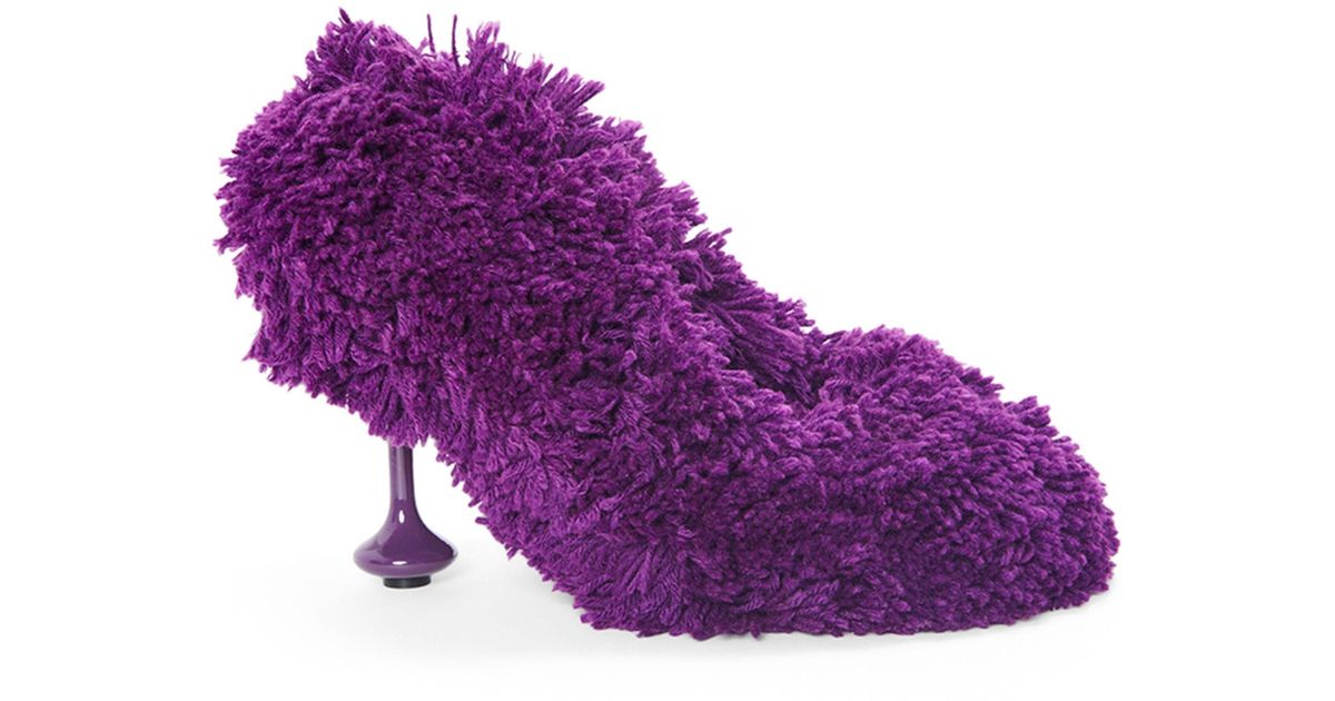Loewe Toy Rug Pumps 90 in Purple | Lyst