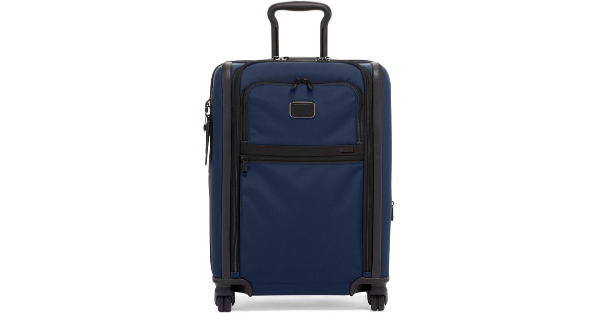 Tumi Alpha 3 Continental Dual Access 4 Wheel Carry-On Suitcase in Blue ...