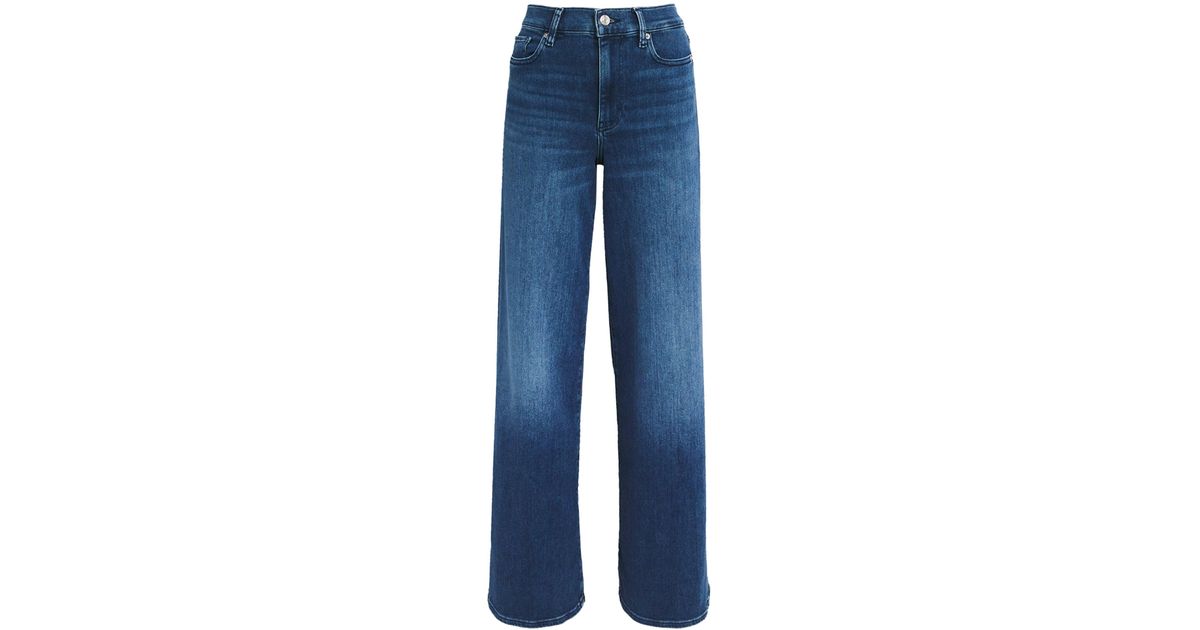 FRAME Le Slim Palazzo Wide-Leg Jeans in Blue | Lyst