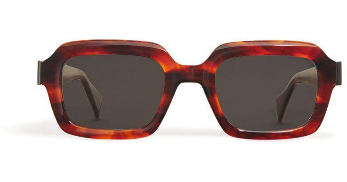Vivienne Westwood Tortoiseshell Rectangle Hardware Sunglasses in Brown ...