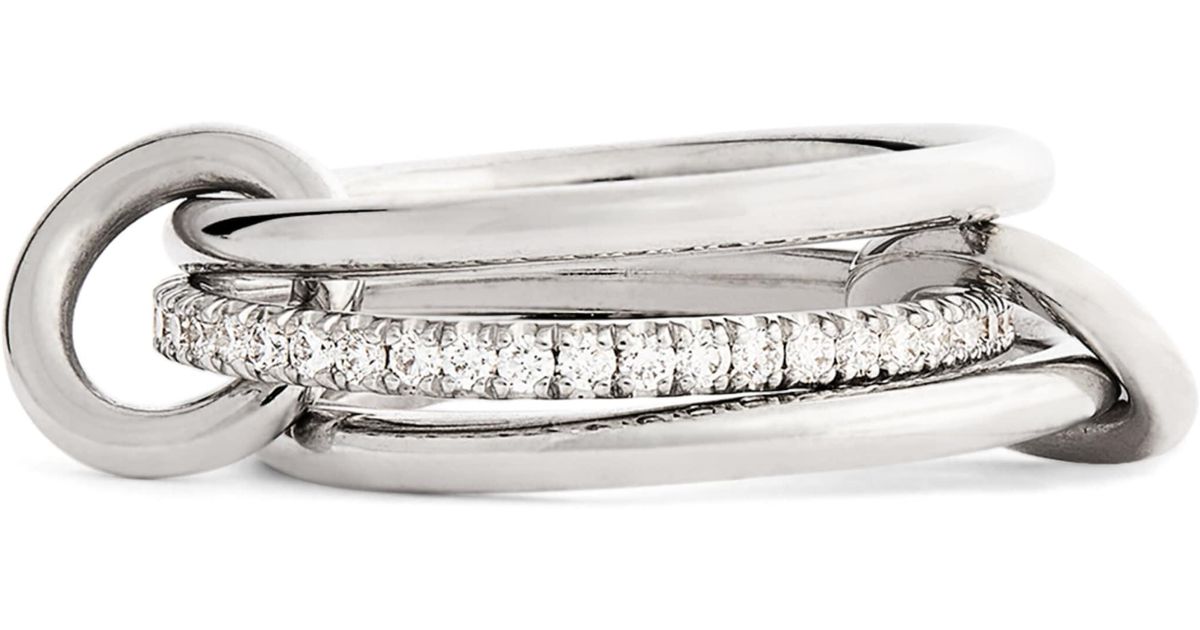 Spinelli Kilcollin And Diamond Sonny Ring in White | Lyst