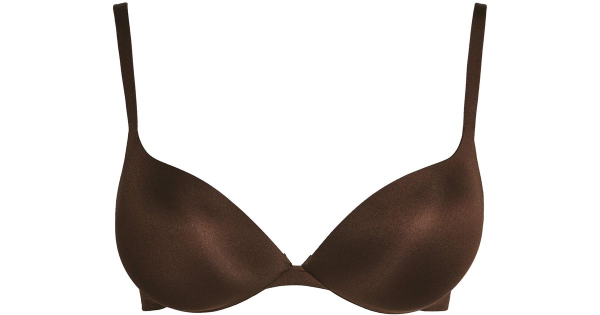 Skims Ultimate Push-Up Plunge Bra in Brown | Lyst UK