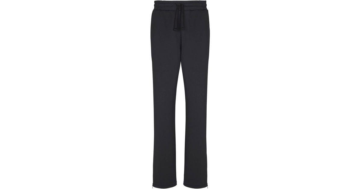 Balmain Jersey Loose Sweatpants in Grey for Men | Lyst UK