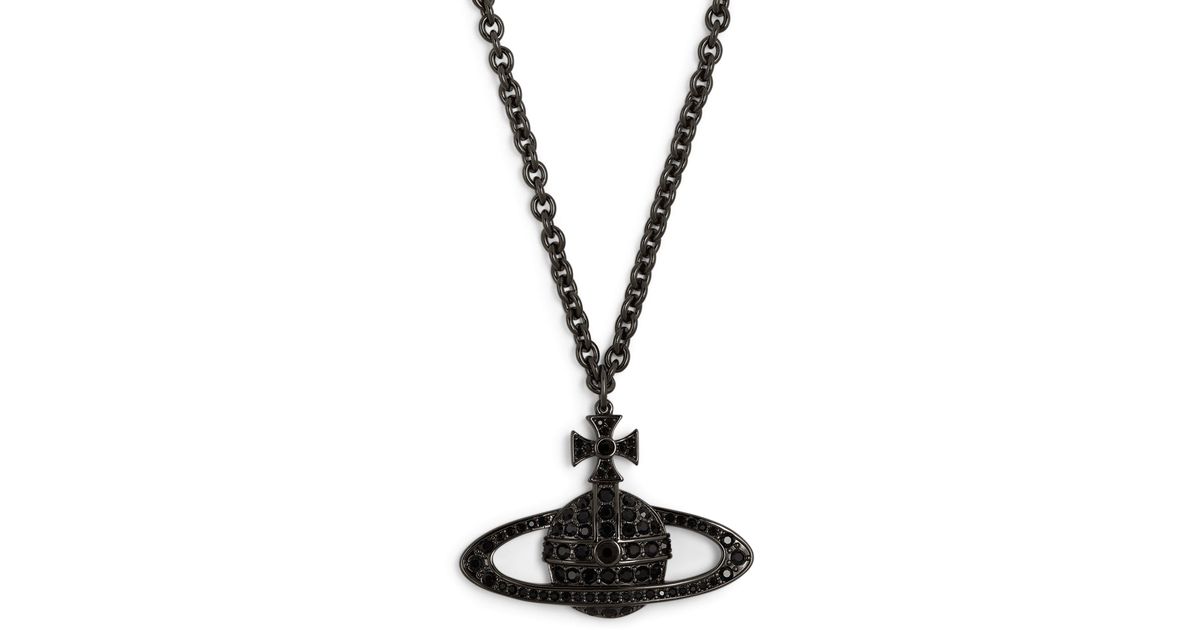 Vivienne Westwood Embellished Bas Relief Necklace in Metallic for Men ...