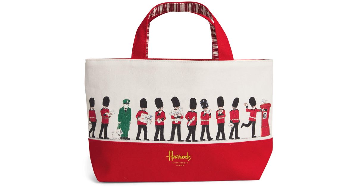 Harrods Post Box Tote Bag in Red | Lyst