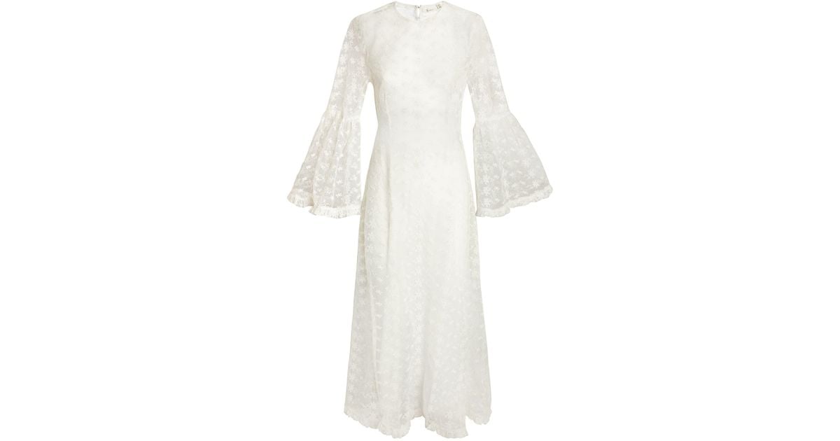 Doen Dôen Lace Adalise Dress in White | Lyst Canada