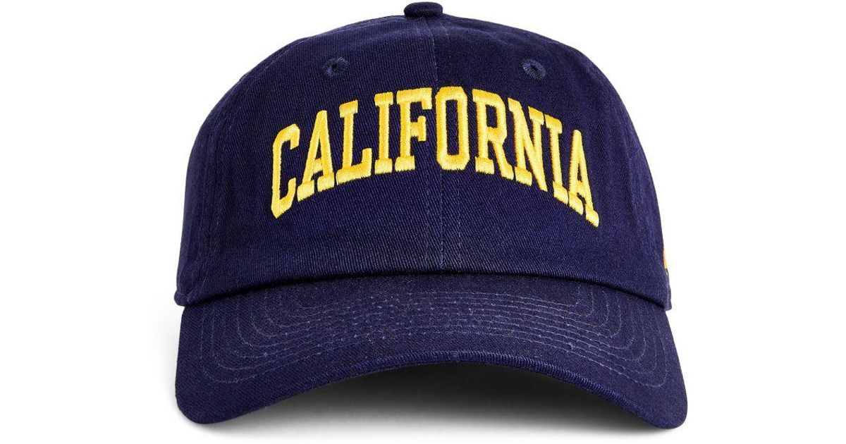 Sporty & Rich Embroidered California Baseball Cap in Blue | Lyst UK