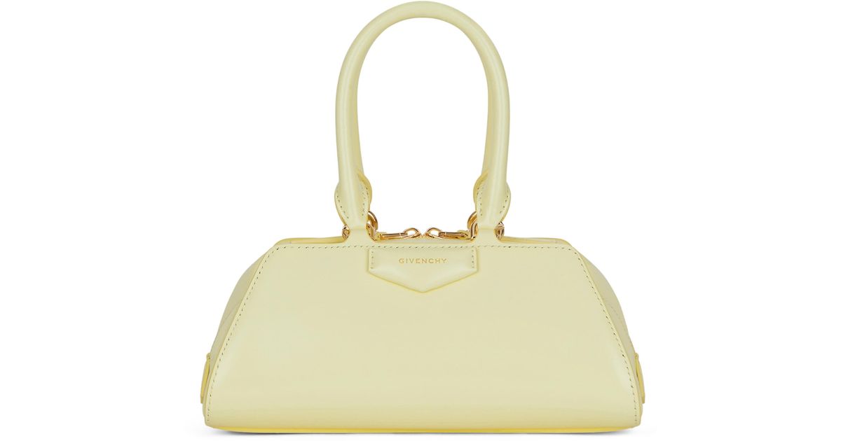 Givenchy Mini Leather Antigona Cube East-West Top-Handle Bag in ...