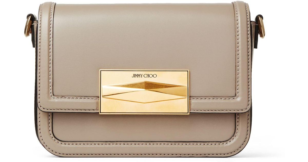 Jimmy Choo Diamond Cross-Body Bag in Brown | Lyst UK
