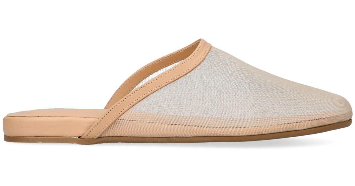 Ancient Greek Sandals Mesh The Slipper Slippers in White | Lyst