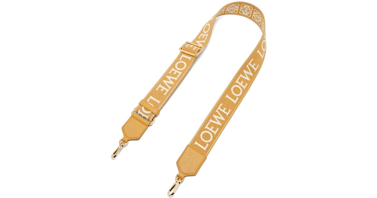Loewe Anagram Logo Strap in Metallic | Lyst