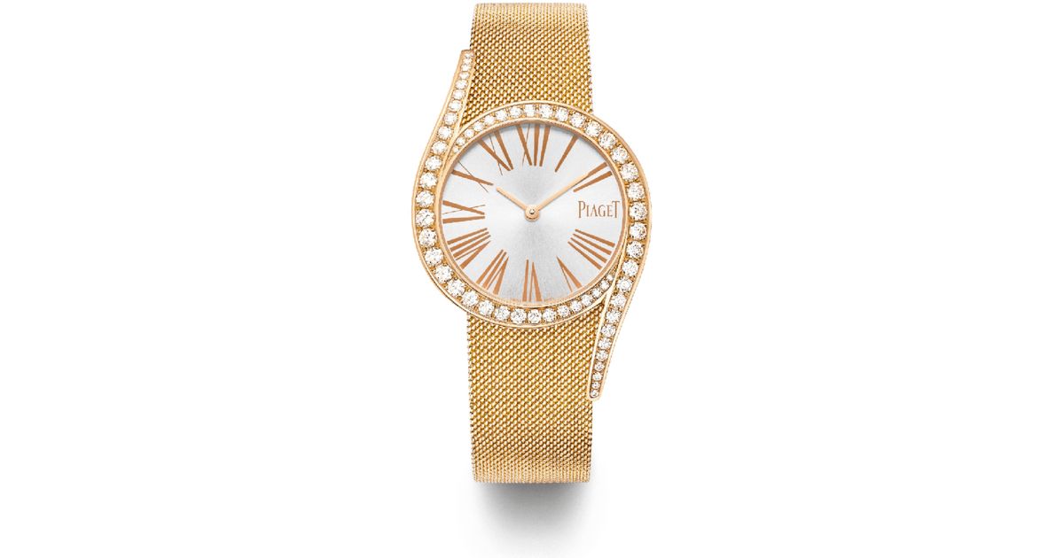 Piaget Rose And Diamond Limelight Gala Watch in Metallic | Lyst UK