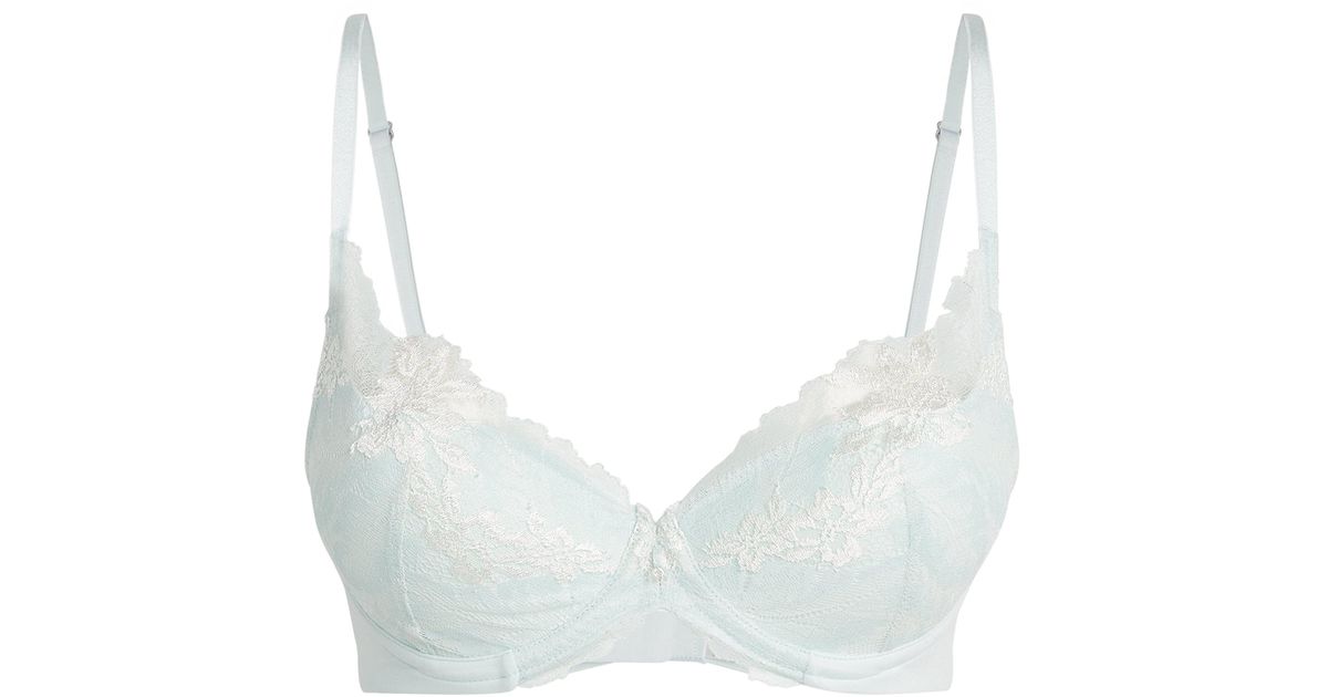 Wacoal Lace Plunge Most Divine Bra in Blue | Lyst