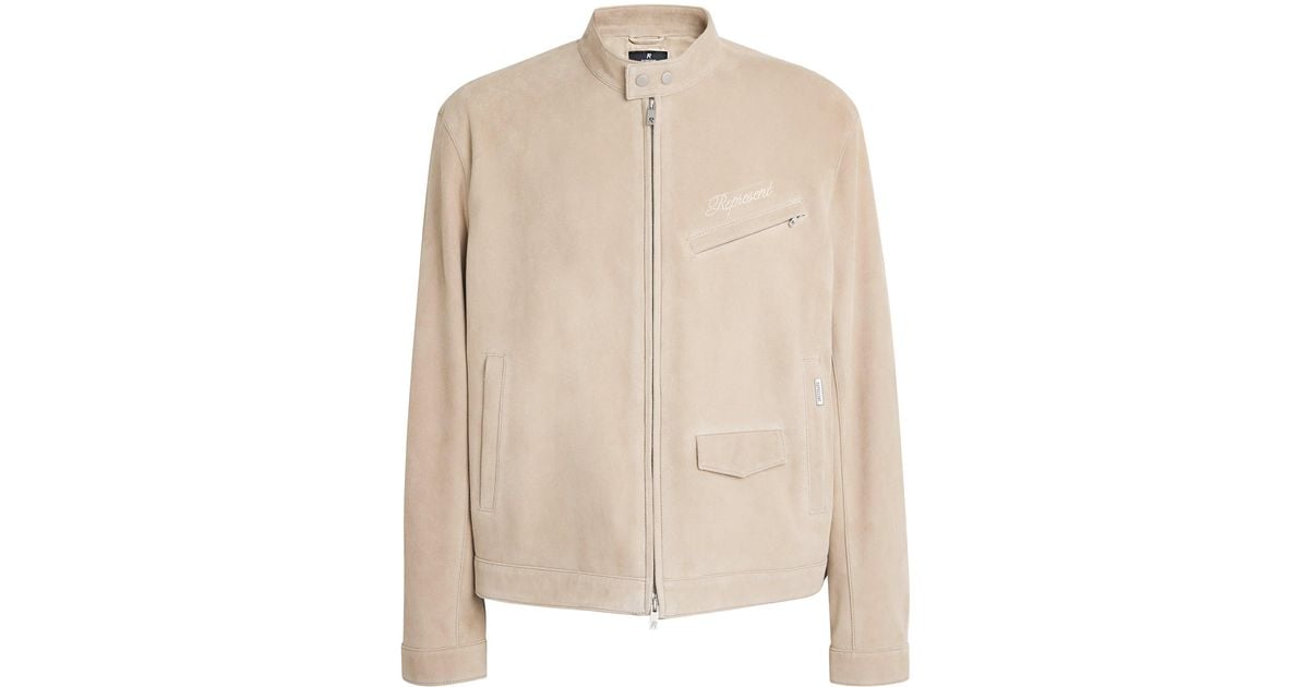 Represent Suede Overdrive Jacket in Natural for Men | Lyst
