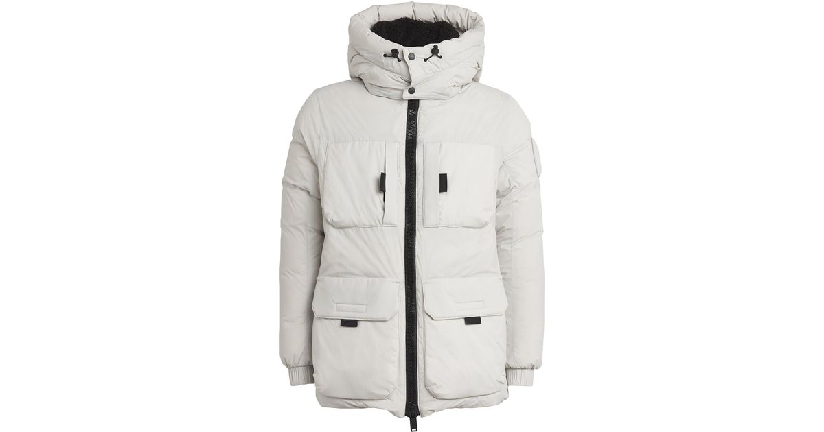Moose Knuckles Down Brandon Puffer Jacket in Gray for Men | Lyst