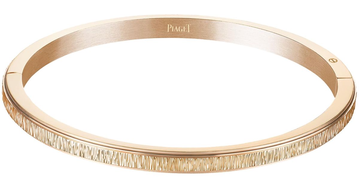 Piaget Rose Possession Décor Palace Bangle in Brown | Lyst UK