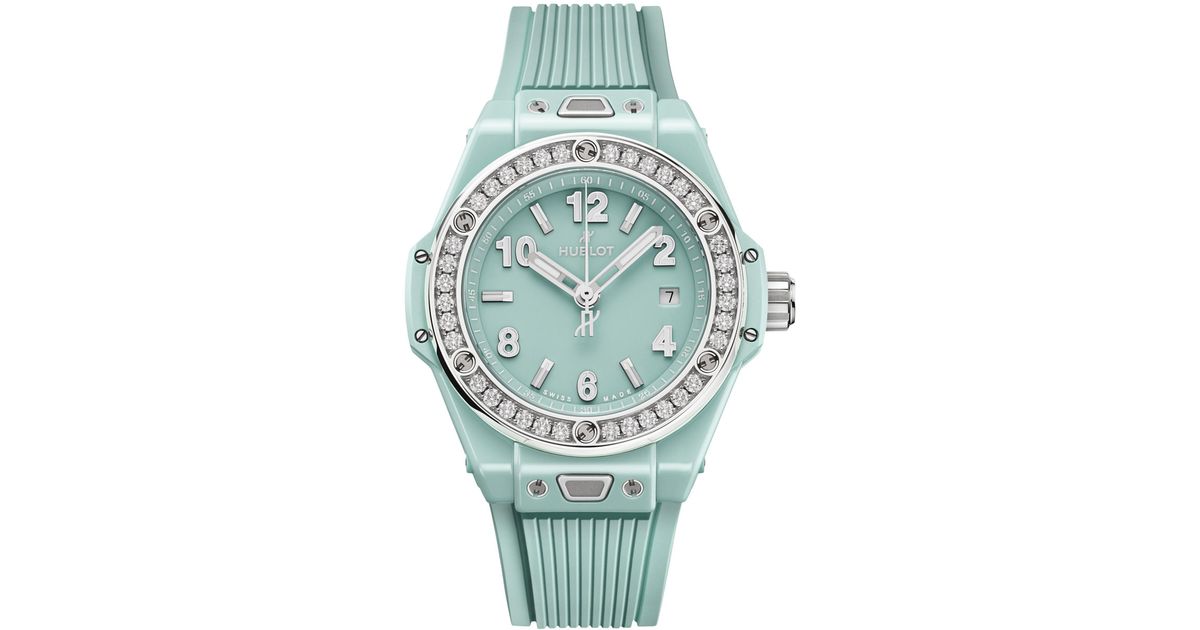 Hublot Ceramic Big Bang One Click Watch in Blue | Lyst UK