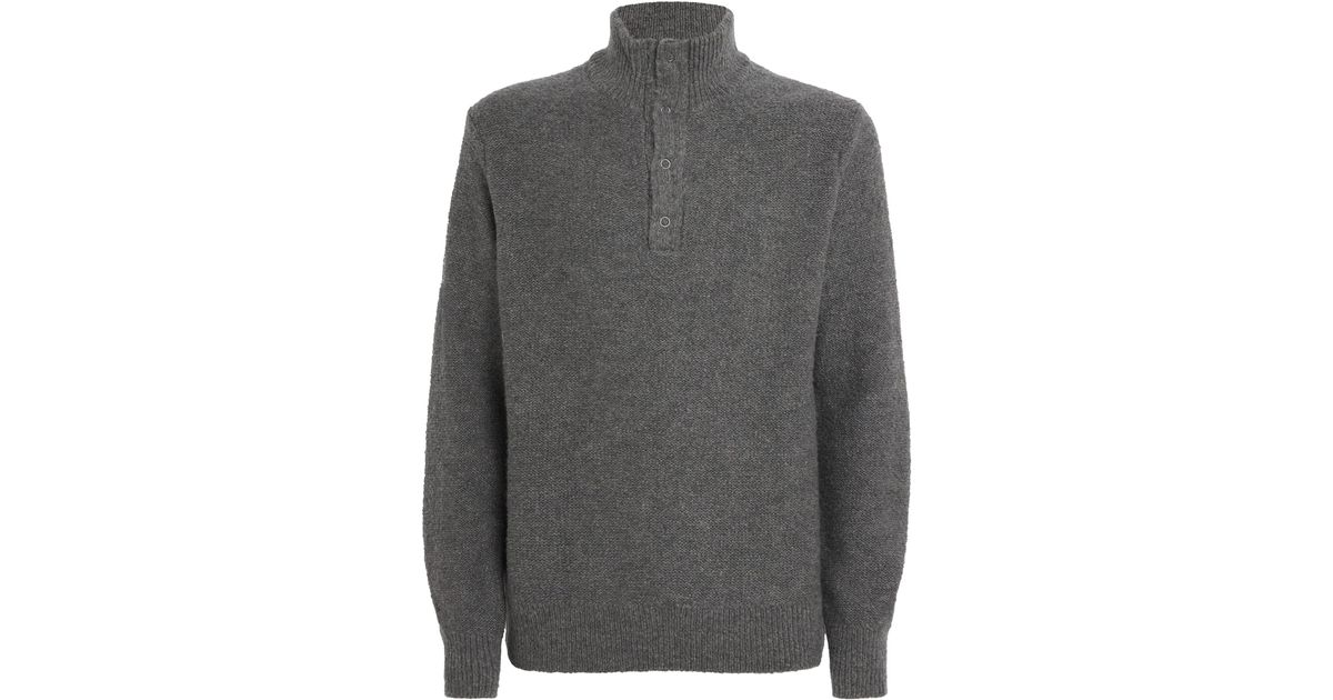 PAIGE Merino Wool-Blend Kotoni Sweater in Gray for Men | Lyst