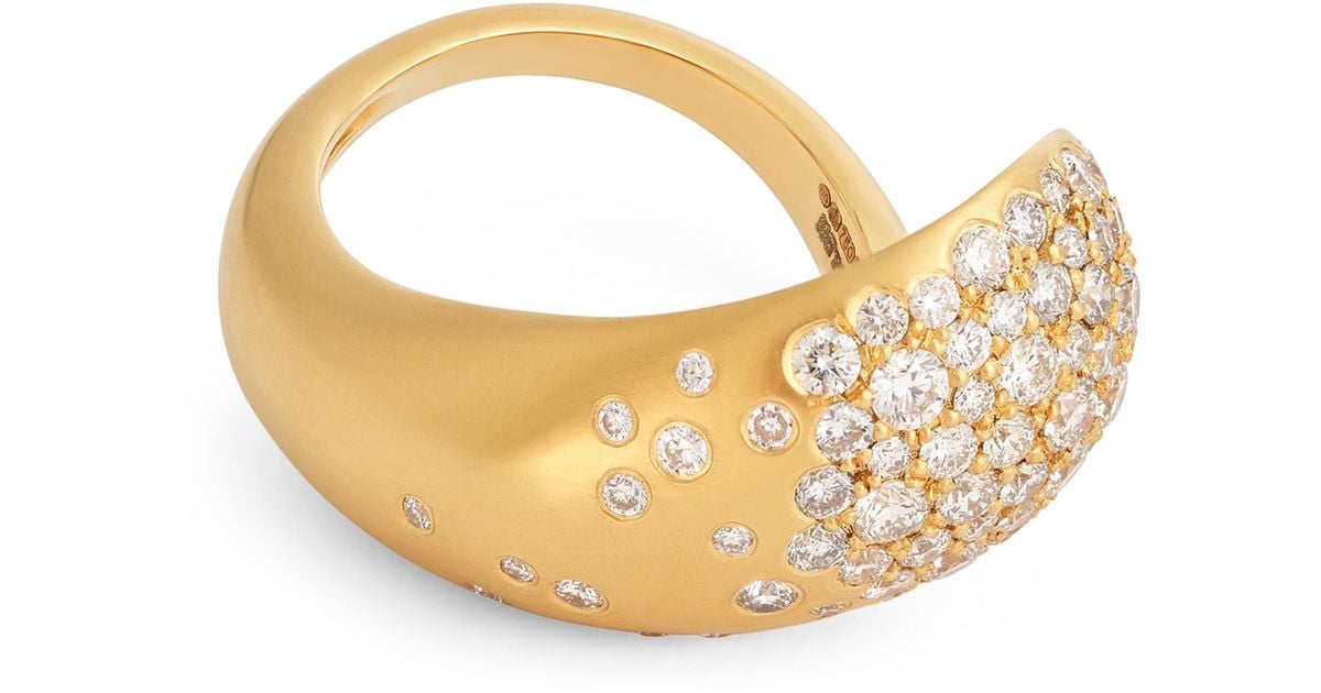 Nada Ghazal And Diamond Fuse Glamour Ring in Metallic | Lyst UK