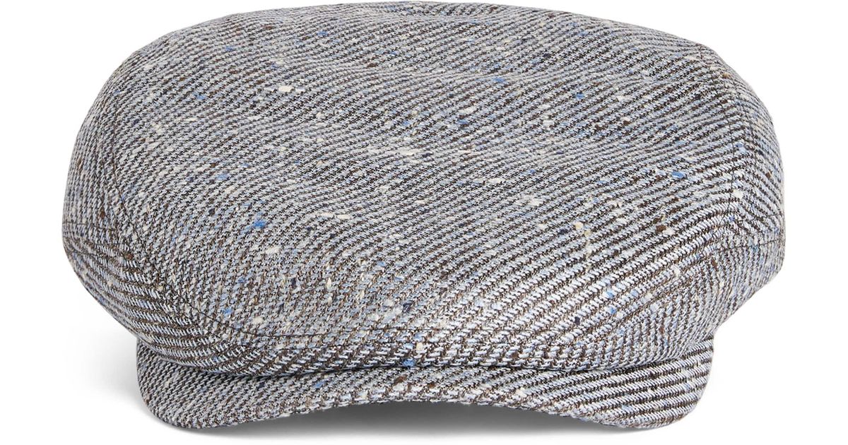 Stetson Silk-Virgin Wool Blend Driver Cap in Gray for Men | Lyst