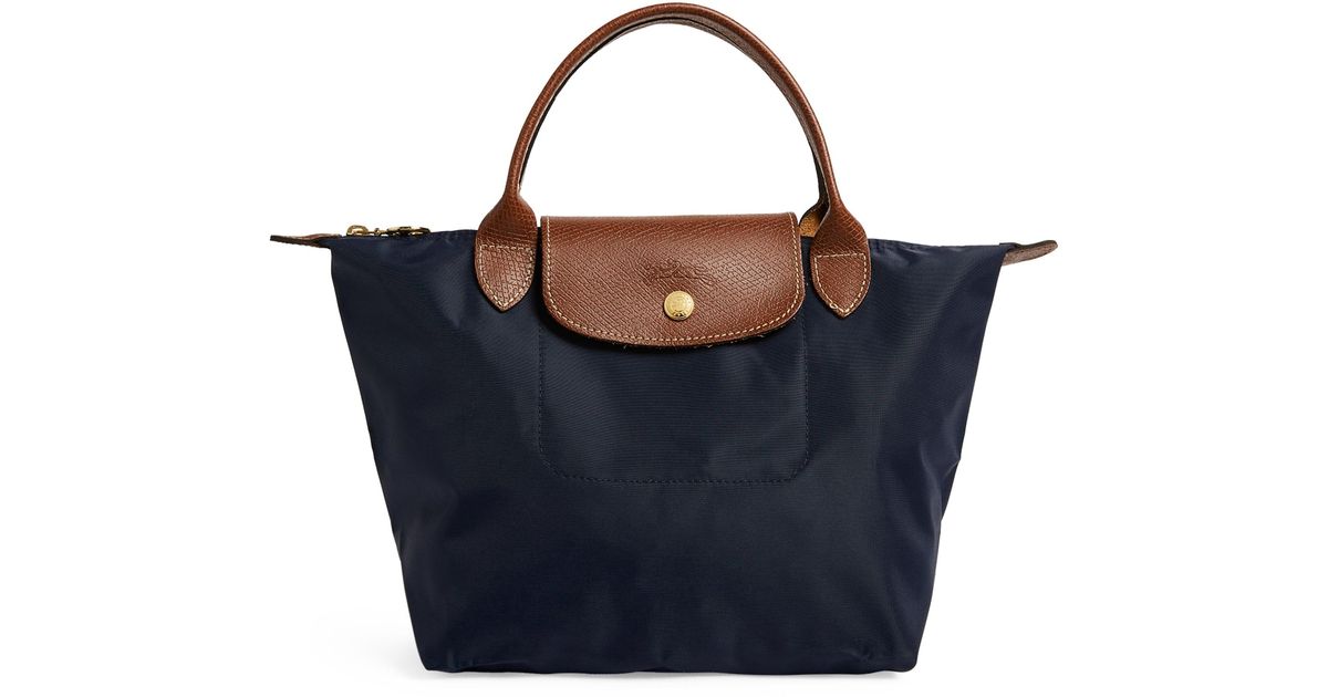 Longchamp Small Le Pliage Original Handbag in Blue | Lyst Canada