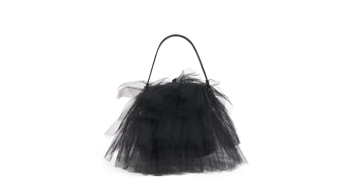 Simone Rocha Mini Frilly Tutu Shoulder Bag in Black | Lyst