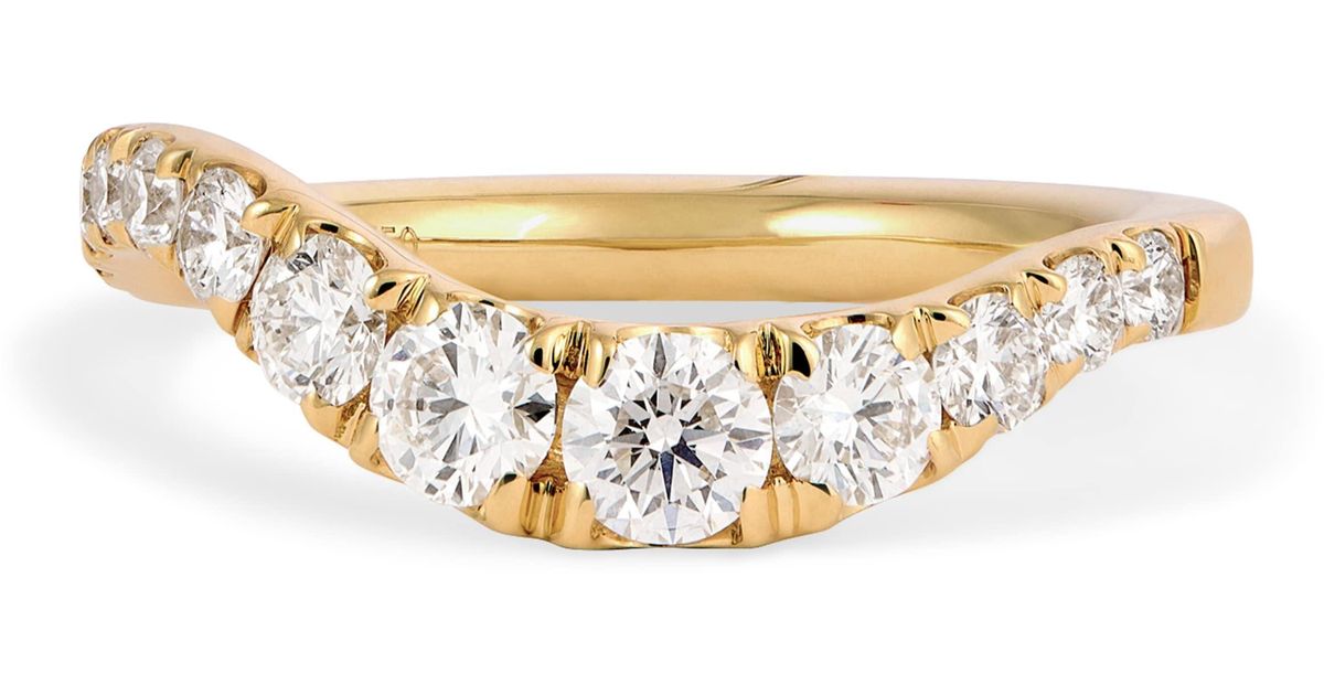 Melissa Kaye And Diamond Clara Ring in Metallic | Lyst