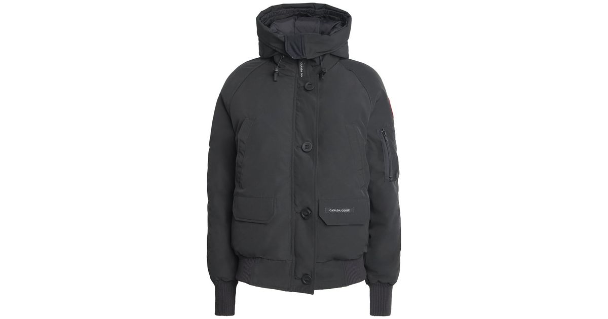 Canada Goose Water-Repellent Down Chilliwack Bomber Jacket in Black ...