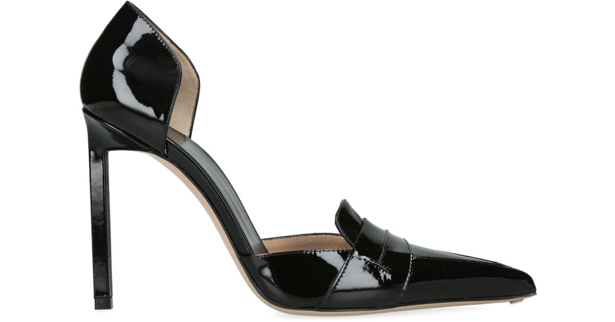 Tom Ford Leather Eva D'Orsay Pumps 105 in Black | Lyst UK