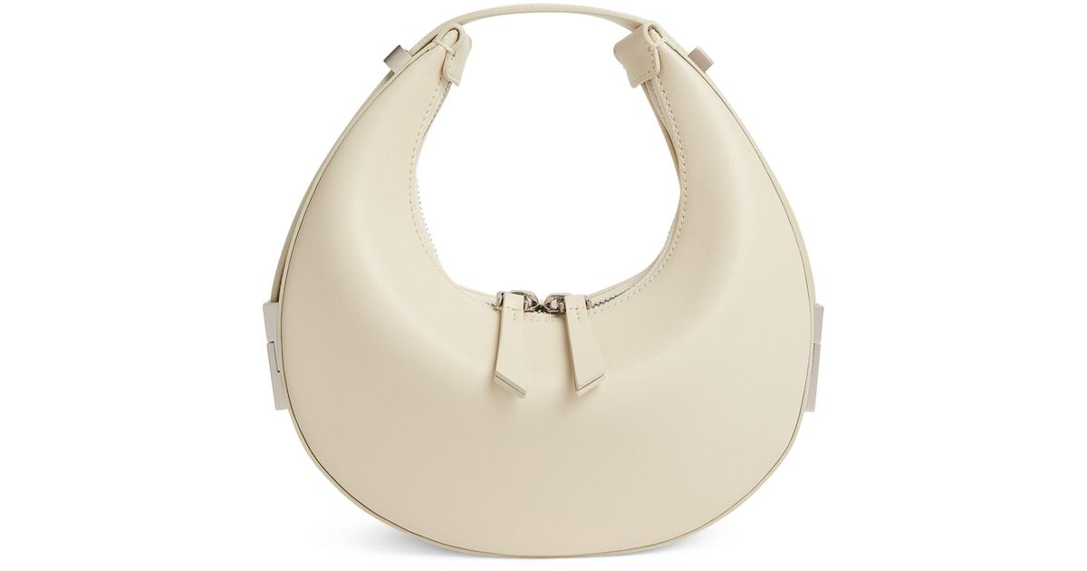 OSOI Mini Leather Toni Shoulder Bag in White | Lyst