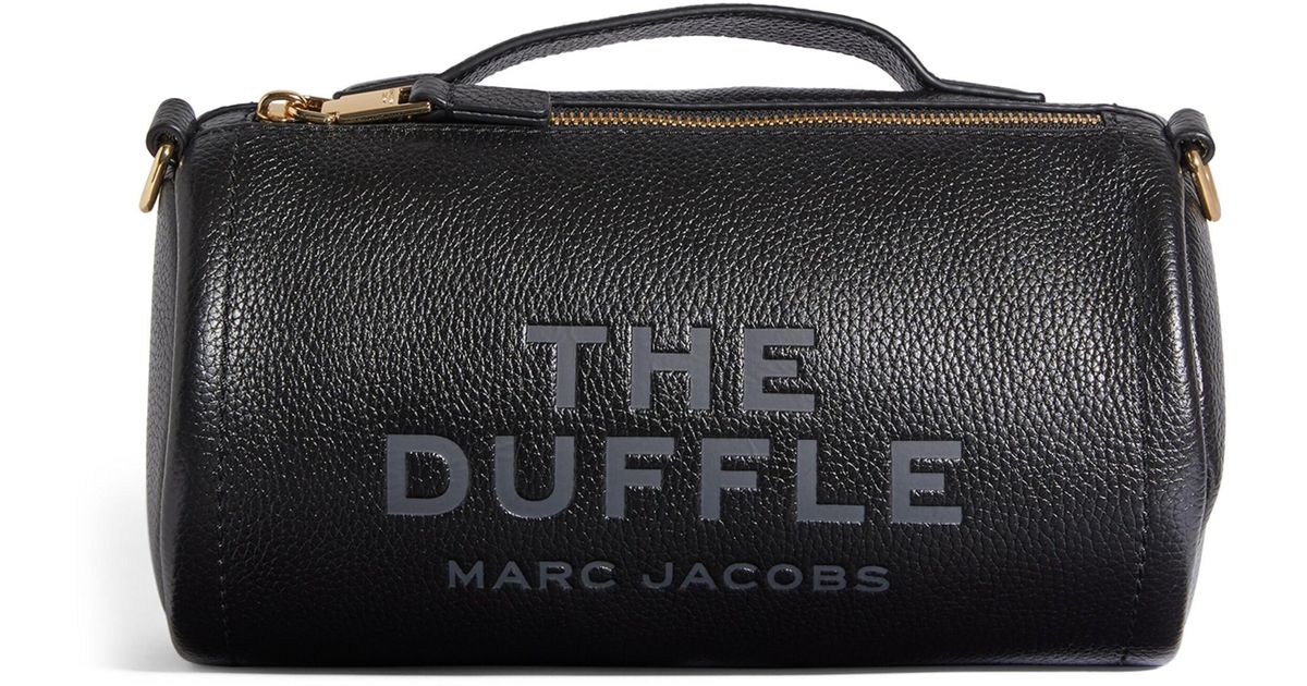 Marc Jacobs The Leather The Duffle Bag in Black | Lyst