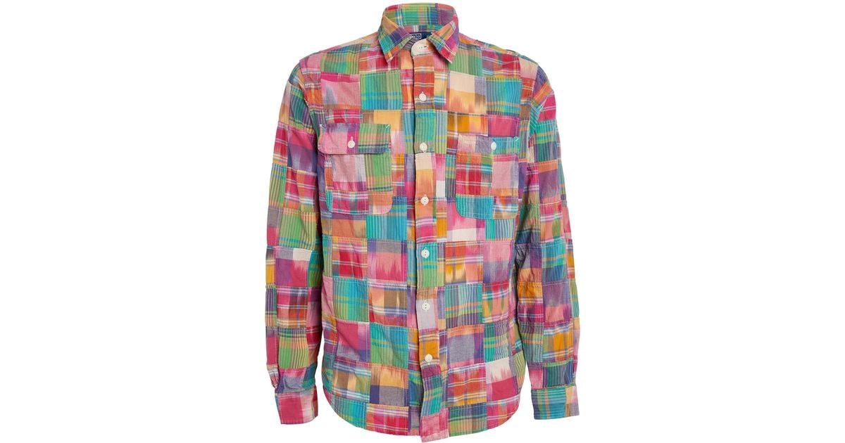 Polo Ralph Lauren Patchwork Shirt for Men | Lyst