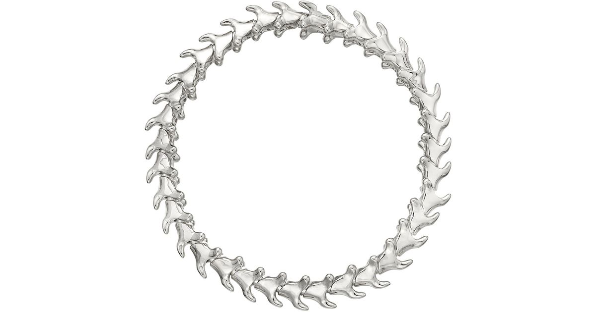 Shaun Leane Sterling Silver Serpent's Trace Slim Bracelet in Metallic ...