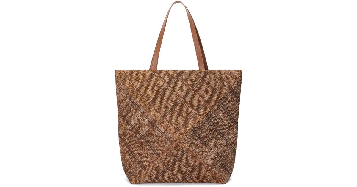Loewe Extra Large Fold Puzzle Tote Bag in Brown for Men | Lyst