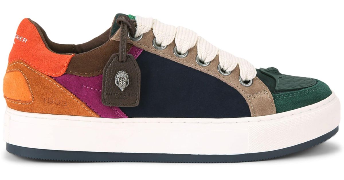 Kurt Geiger Suede Southbank Tag Sneakers for Men | Lyst UK