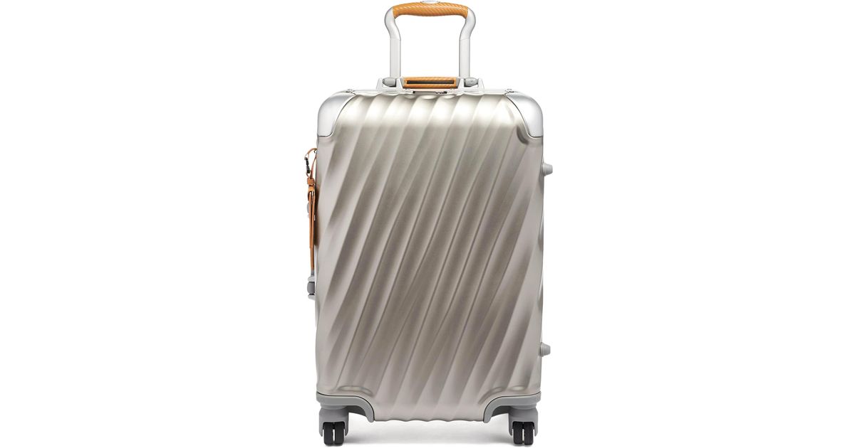 Tumi 19 Degree Titanium Cabin Suitcase in Gray for Men | Lyst