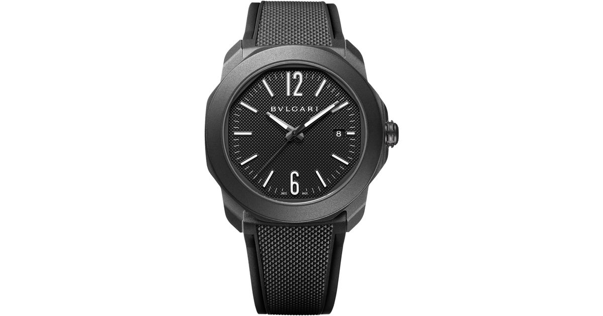 BVLGARI Stainless Steel Octo Roma Watch in Grey for Men | Lyst UK