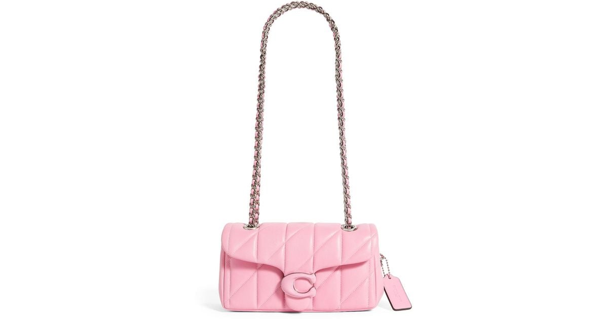 COACH Quilted Leather Tabby 20 Shoulder Bag in Pink | Lyst