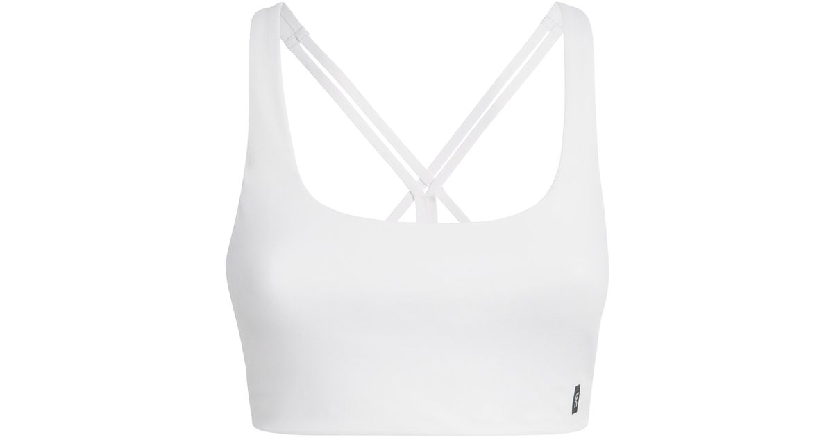 On Shoes Studio Bra in White | Lyst UK