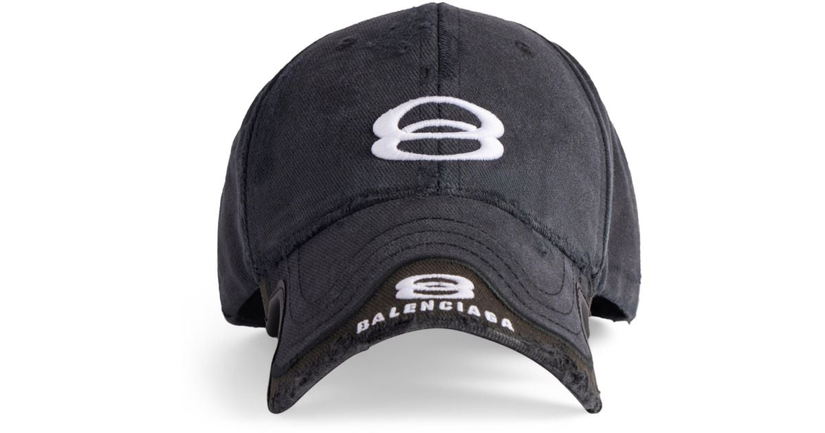 Balenciaga Cotton Double Unity Cap in Blue for Men | Lyst UK