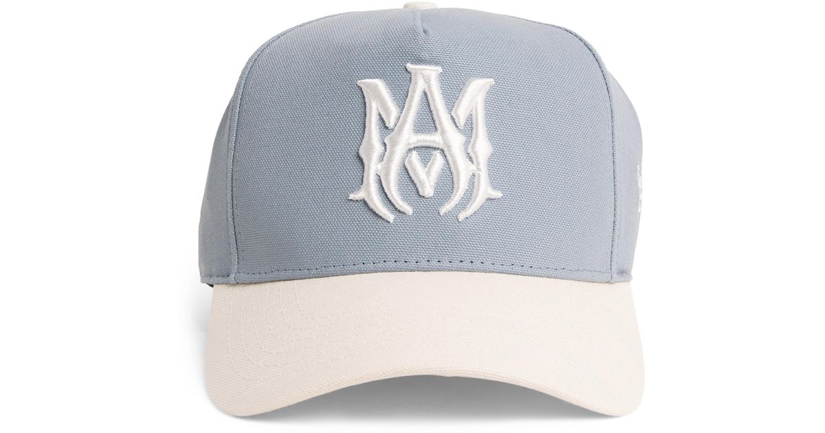 Amiri Logo Trucker Cap in Blue for Men | Lyst UK