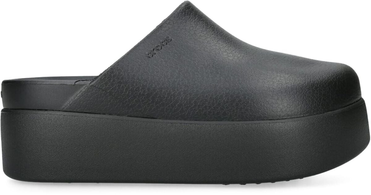 Crocs™ Platform Dylan Clogs in Black | Lyst