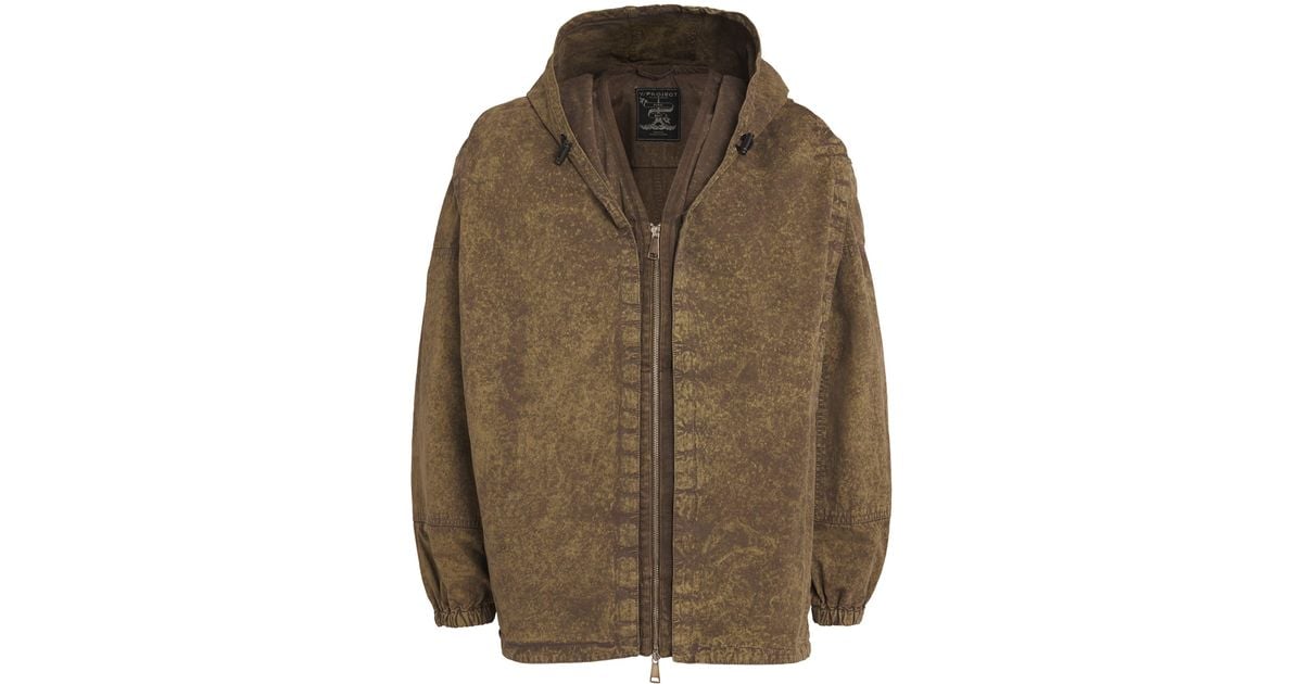 Y. Project Two-In-One Hooded Bomber Jacket in Brown for Men | Lyst