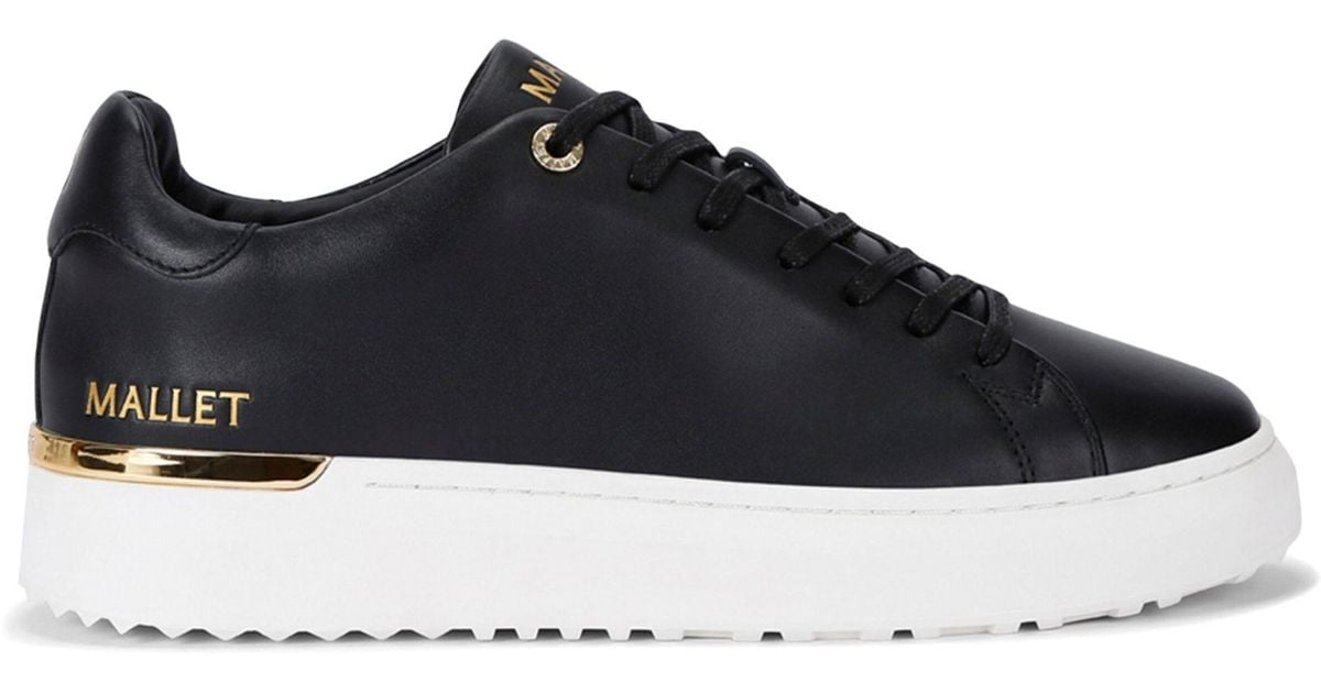 Mallet Leather Grftr Lite Sneakers in Black | Lyst