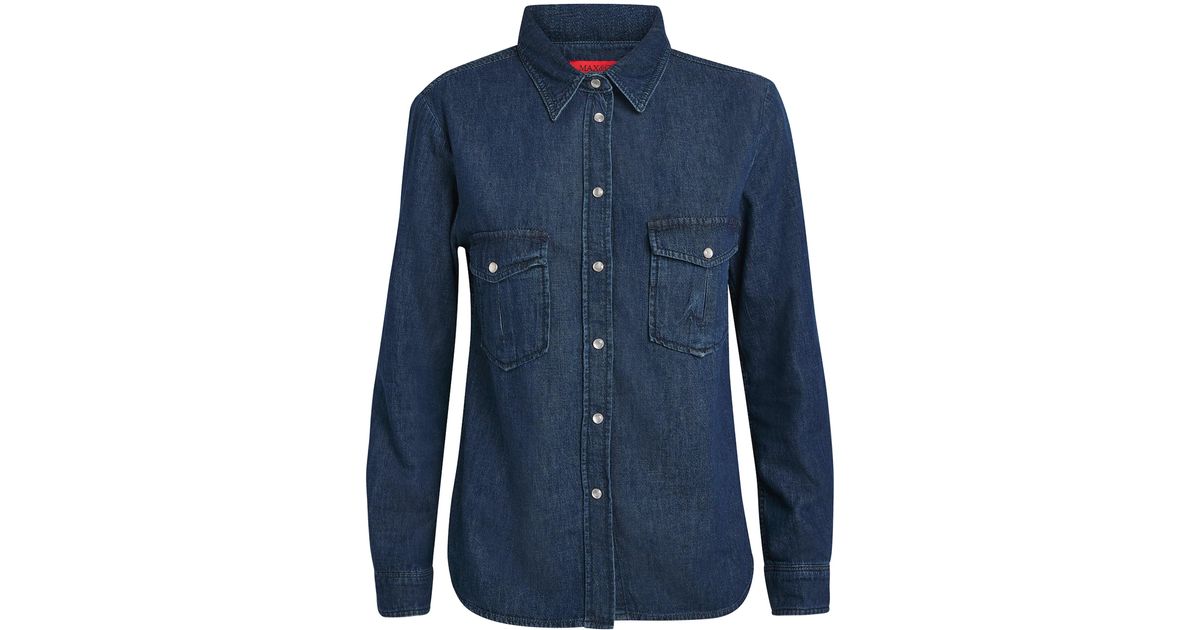 MAX&Co. Denim Shirt in Blue | Lyst UK