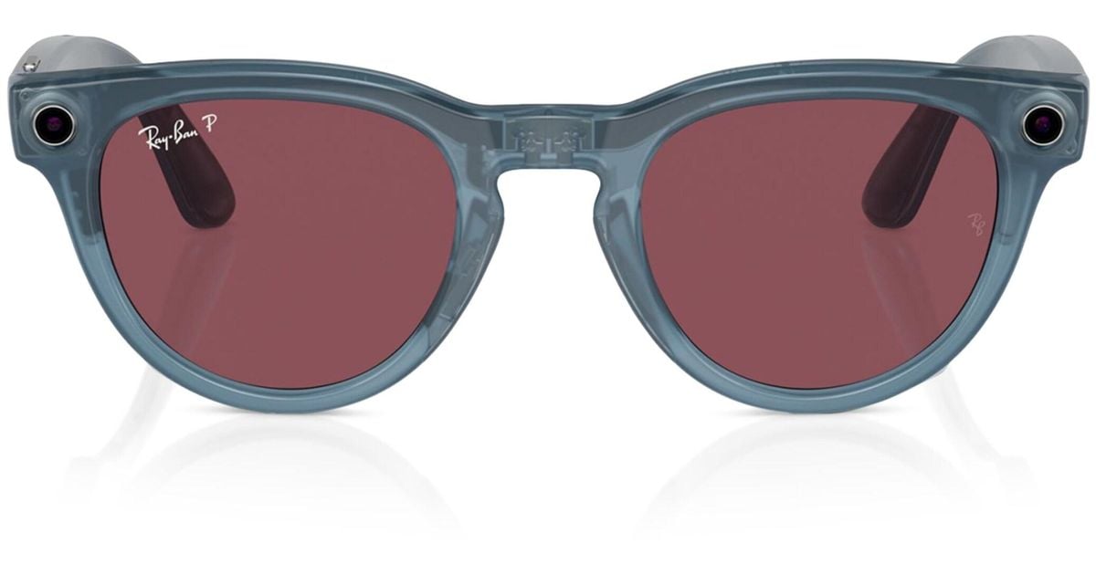 Ray-Ban X Meta Smart Headliner Sunglasses in Purple | Lyst