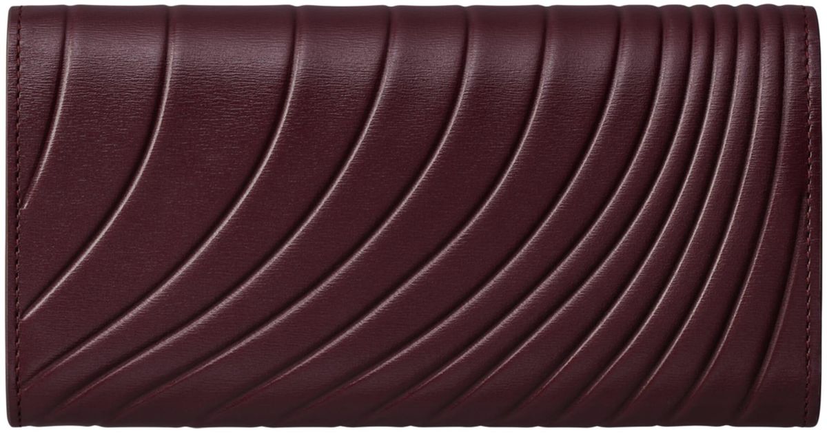 Cartier Leather Panthère De International Wallet in Purple | Lyst UK