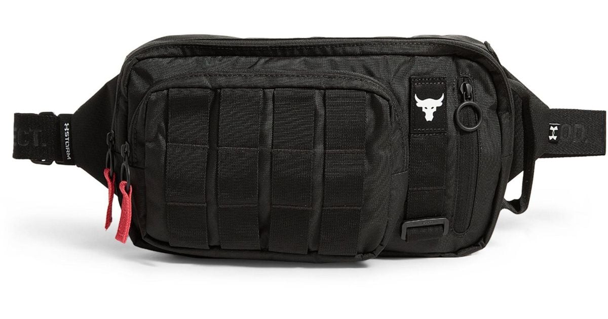 Under Armour Project Rock Belt Bag in Black for Men | Lyst